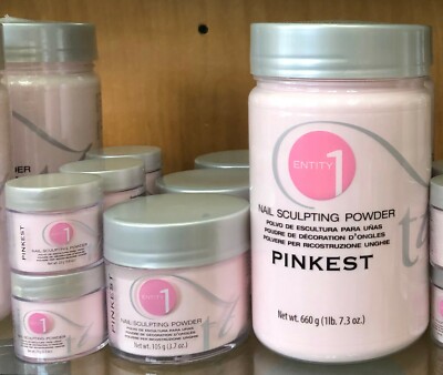 Entity Nail Sculpting Powder Pinkest Pink *Pick Size 0.8oz, 3.7oz, 23 ...
