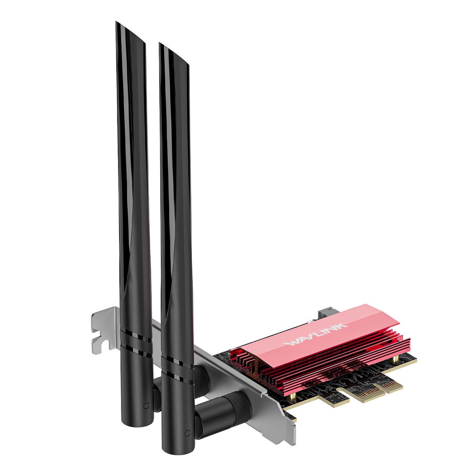 WAVLINK 8800Mbps PCI-E WiFi Card Desktop PCIe Adapter WIFI6 WIFI7 2.4G ...