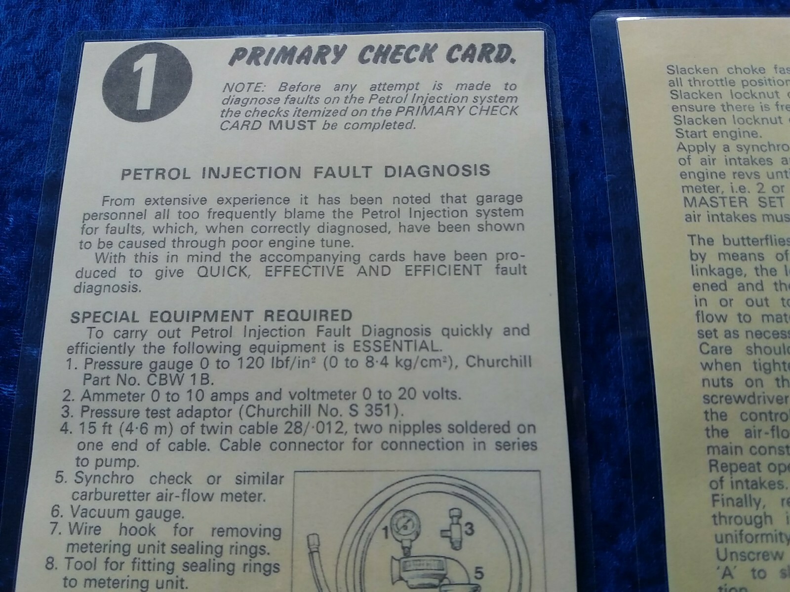 TR Injection Diagnostic cards - PETROL INJECTION FAULT DIAGNOSIS - 2 ...