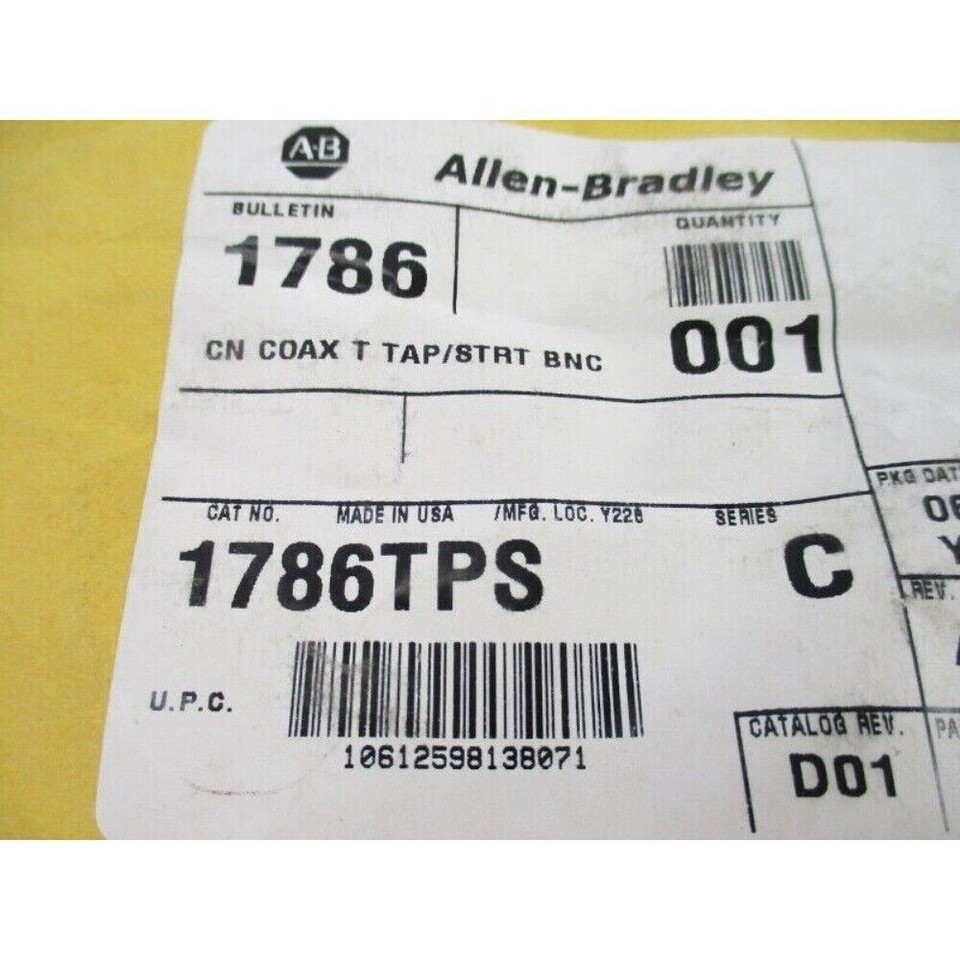 1786-TPS AB 1786TPS CONTROLNET COAX TAP CONNECTOR CABLE kit NEW US Free ...