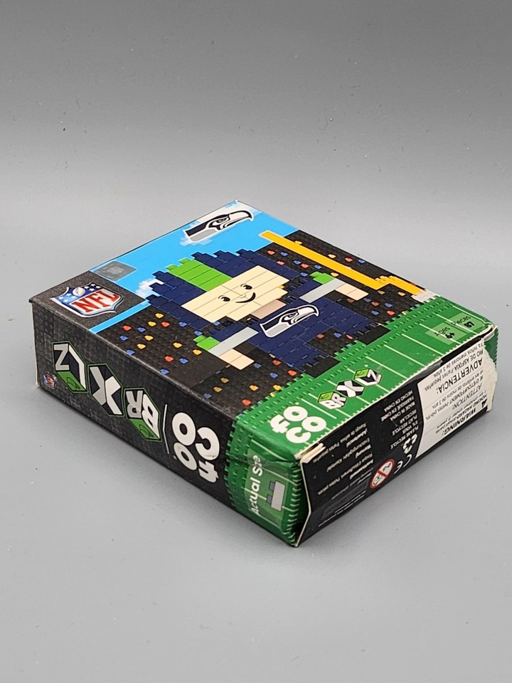 New 3" FOCO NFL Seattle Seahawks BRXLZ Mini Football Player Build 89 ...