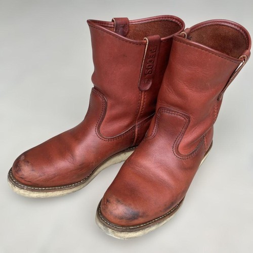 Red Wing Boots 8866 Pecos boots US:9E Leather Reddish brown 045969d | eBay