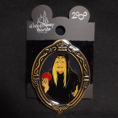 Walt Disney World Snow White Dwarfs Wicked Witch Pin Badge Used | eBay