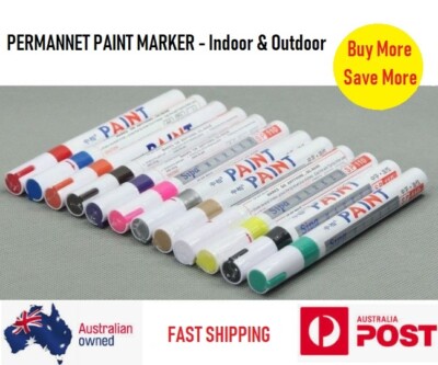 PREMIUM QUALITY PERMANENT PAINT MARKER OUTDOOR QUICK DRY FREE POSTAGE ...