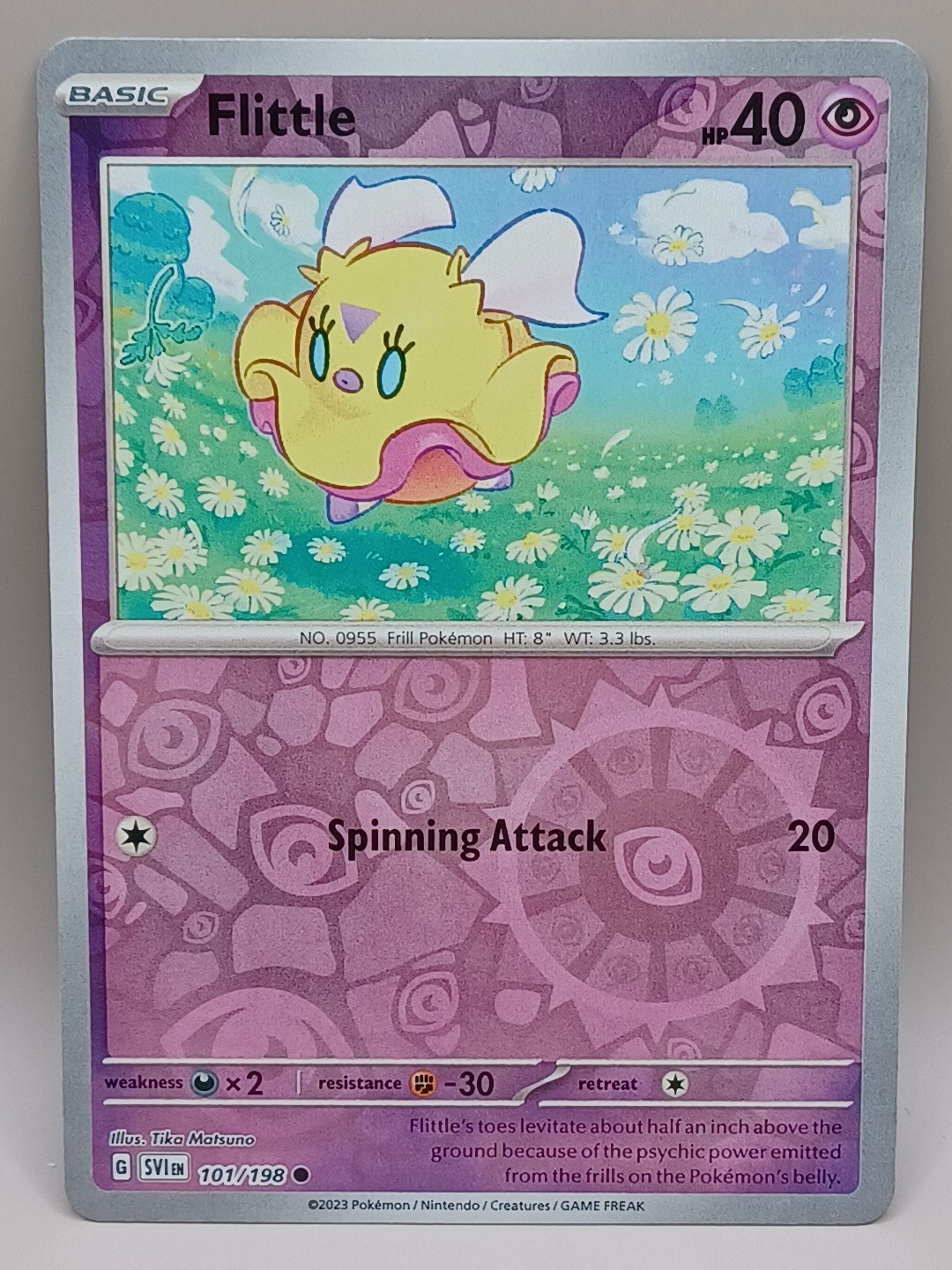 101/198 Flittle Reverse Holo Common Scarlet and Violet Pokemon TCG | eBay