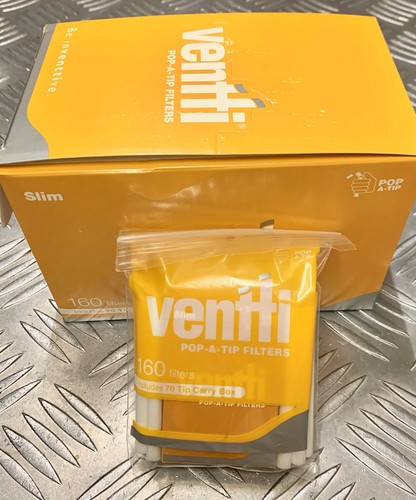 Ventti Slim yellow Filter 160 tips x 12 Bag Total 1920 tips BUY& SAVE ...