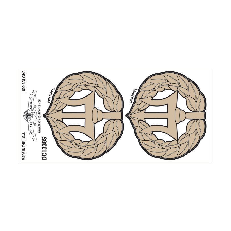 Command Ashore Badge (Navy) Decals 3 Inch 2 Per Pk | eBay