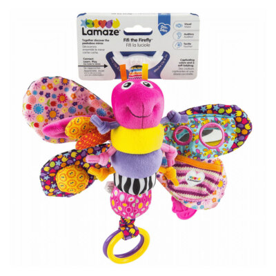 LAMAZE Fifi the Firefly Plush Clip And Go Childrens/Kids Multi Textured ...