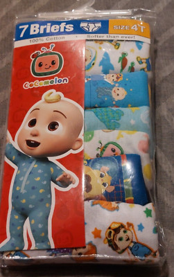 New Toddler Boys Cocomelon 7pc Underwear Briefs size 4T -4507 | eBay