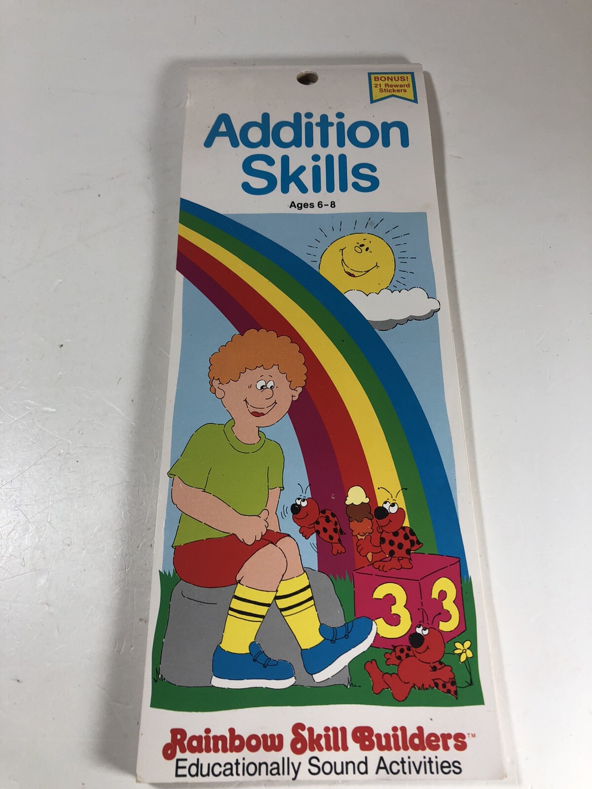 Rainbow Skill Builders Addition Skills Educational Book With Stickers ...