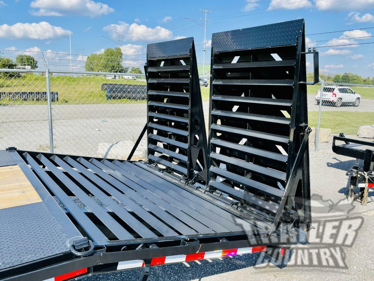 NEW 2026 8 X 25 (20 + 5) 10Ton Deckover Heavy Equipment Trailer w ...