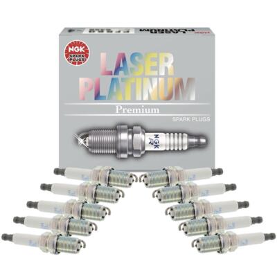 For Audi R8 5.2L V10 Set Of 10 Spark Plugs NGK Laser Platinum Resistor ...
