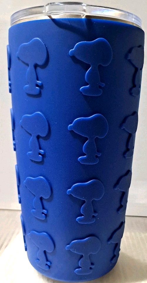 I Love Snoopy Blue Stainless Steel Tumbler Double Insulated Hot/Cold ...
