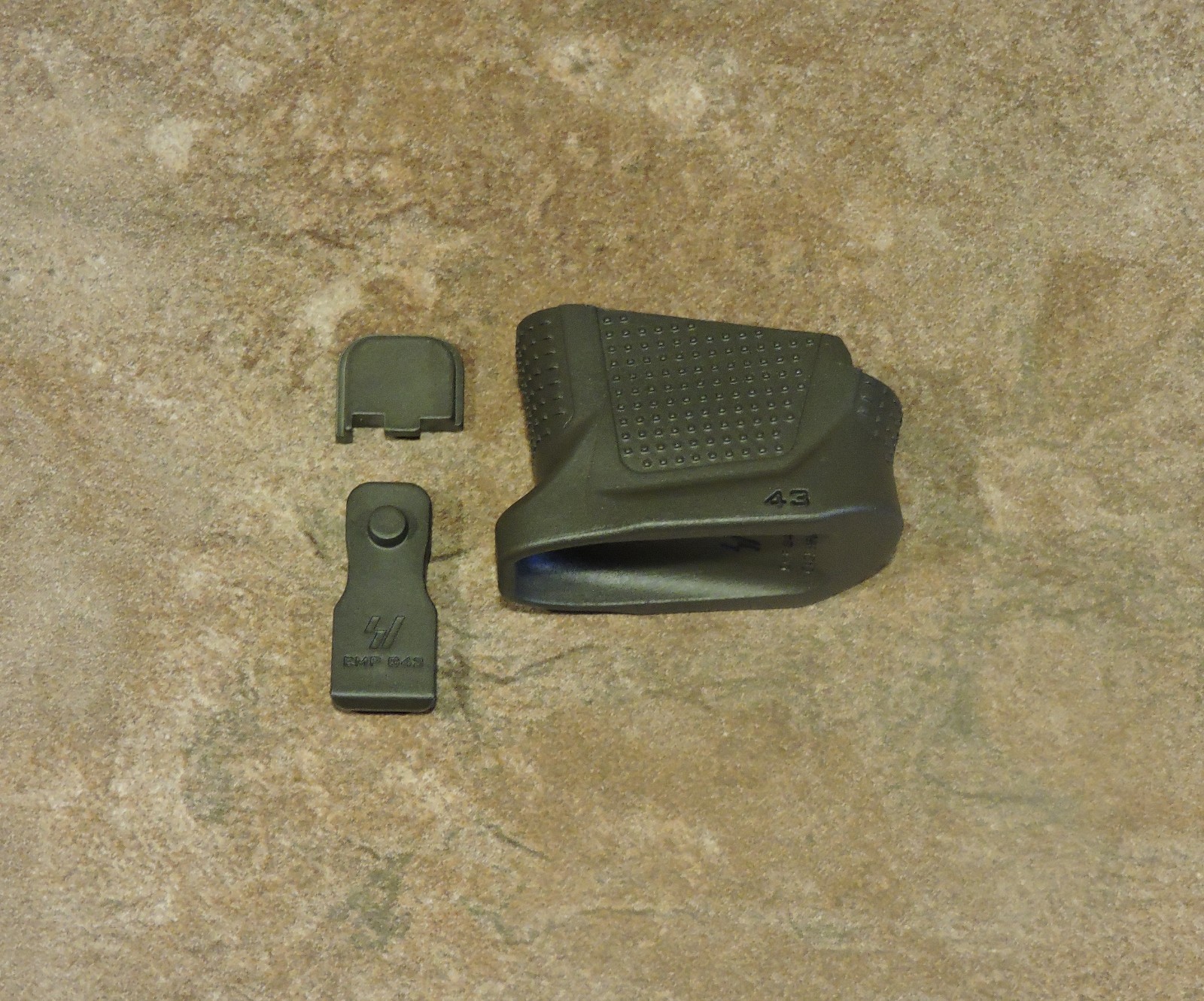 ODG,OD Green Strike Industries EMP-G43 +2-Rd Glock 43 Mag Extension ...