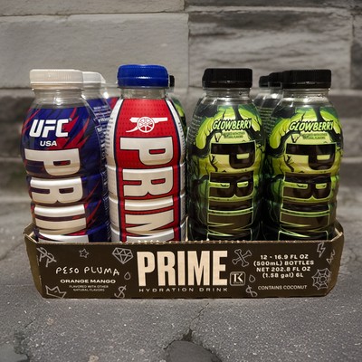 Rare Prime Hydration 12 Pack (Dented Bottles) Arsenal V2, UFC ...