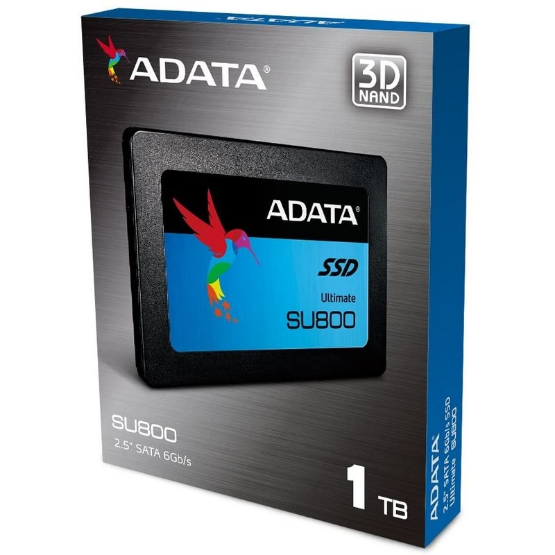 Adata 1TB SSD SU800 2.5" SATA 560Mb/s 3D NAND TLC Internal Solid State Drive.WP 4712366967274 ...