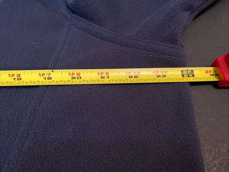 Oobe CHICK FIL A Team Member Worker Blue Fleece Jacket Sweater Sz XL ...