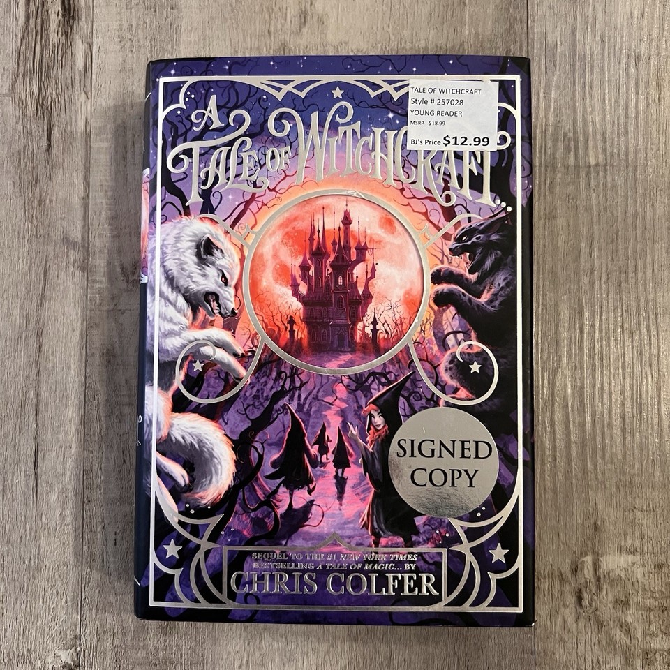 Chris Colfer A Tale of Witchcraft Signed Copy + Bonus A Tale of Magic ...