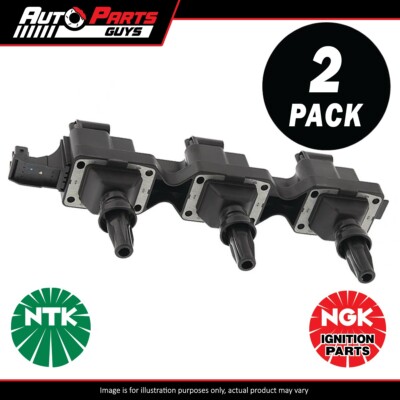 2 Pack NGK Ignition Coil fits Citroen XM V6 2.9L 1997- 2000 | U6016 ...