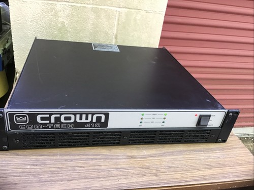 Crown Com-Tech 410 Power Amplifier | eBay
