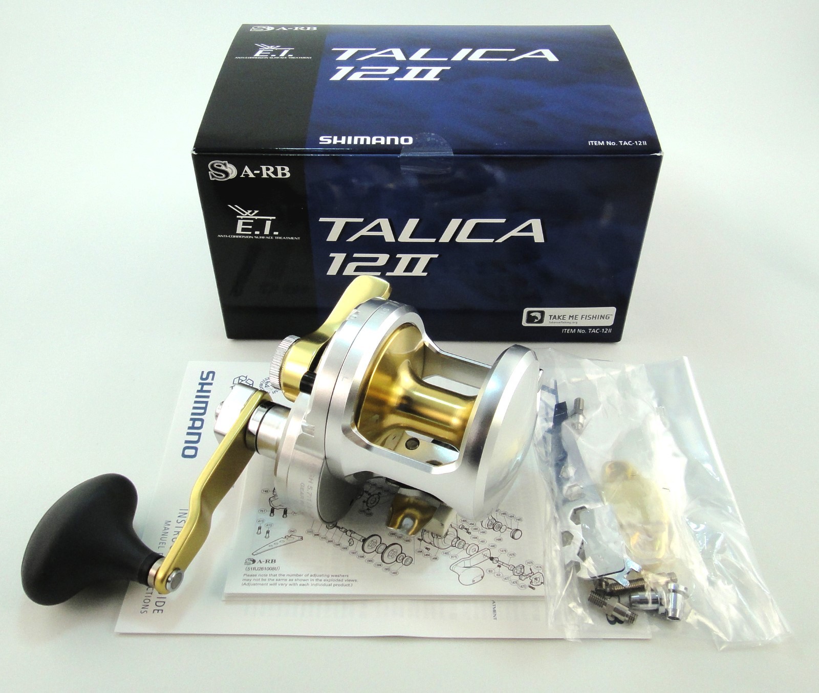 NEW SHIMANO TALICA 12II 12 2-SPEED REEL **U.S SELLER FREE 1-3 DAYS ...