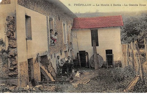 95 - n°151000 - frépillon - le moulin à bertin - la grande rue - canton ...