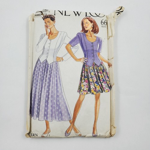 Vtg New Look Sewing Pattern Cut 6659 Six Sizes in One Jacket & Skirt ...