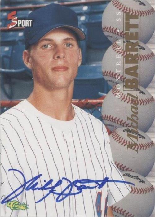 1995 Classic 5 Sport - Autographs Michael Barrett Missing Serial Number ...