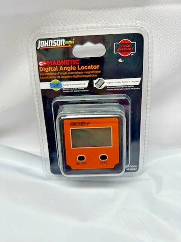 Johnson Magnetic Digital Angle Locator Large Illuminated LCD 1886-0000 ...