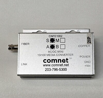 COMNET™ CNFE1002 AC/DC Mini 10/100 Media Converter | eBay