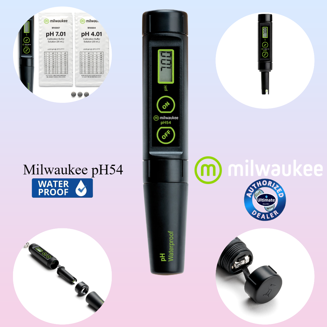 Milwaukee pH54 Waterproof pH Tester with Replaceable Probe for sale ...