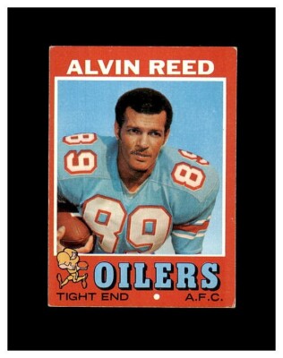 1971 Topps Houston Oliers Alvin Reed Football Card #169 | eBay
