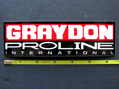 "GRAYDON PROLINE" Vintage Original Motocross Racing Sticker Decal ...
