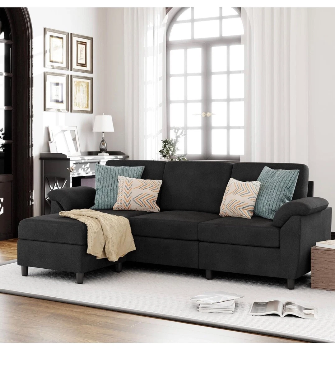 Small Square Sectional Sofa | Baci Living Room