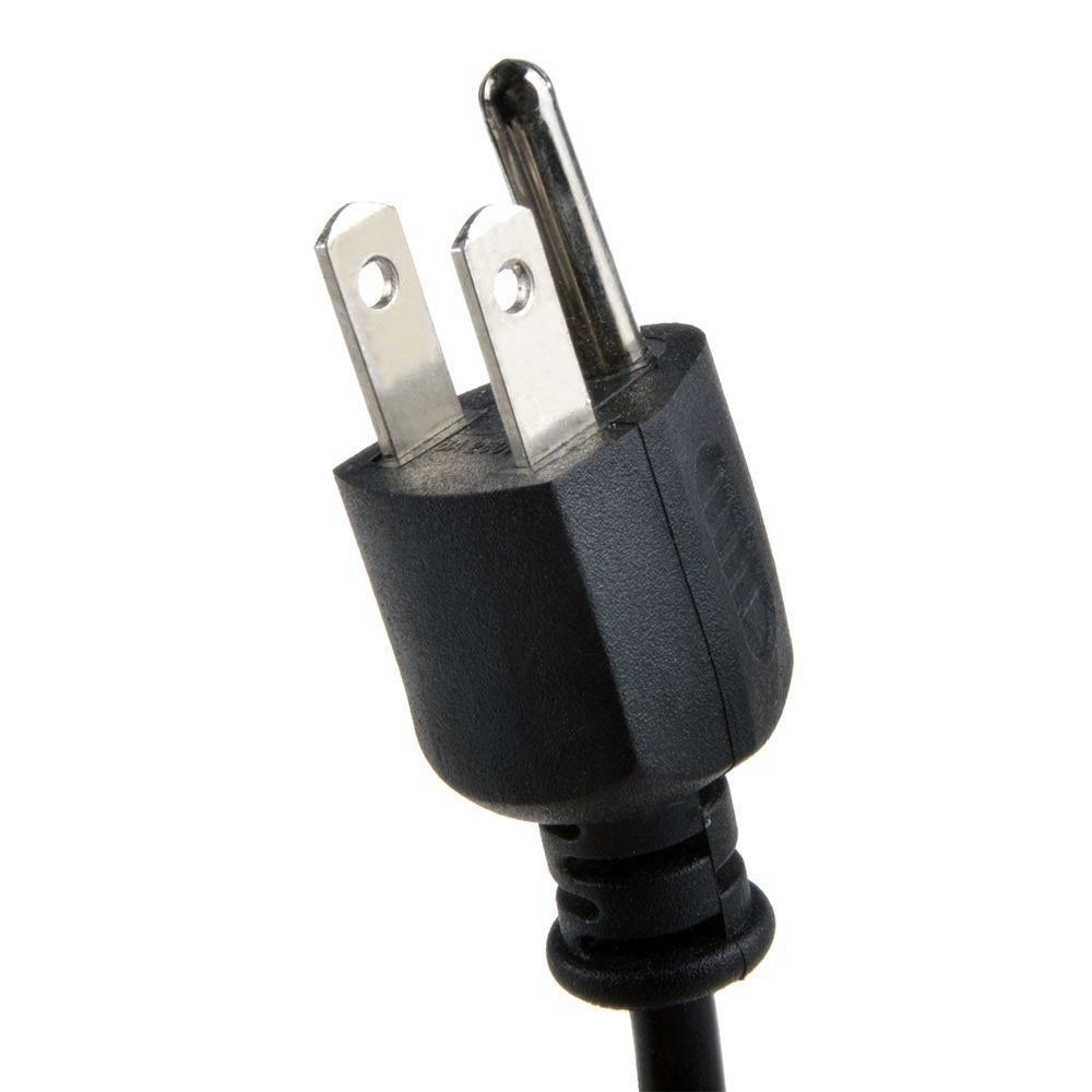 Extra Long 12 feet Ac Power Cord Cable for TV LCD Plasma DLP Monitor ...