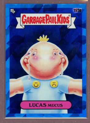 2022 Topps Chrome Sapphire Garbage Pail Kids GPK 195a Lucas Mucus | eBay