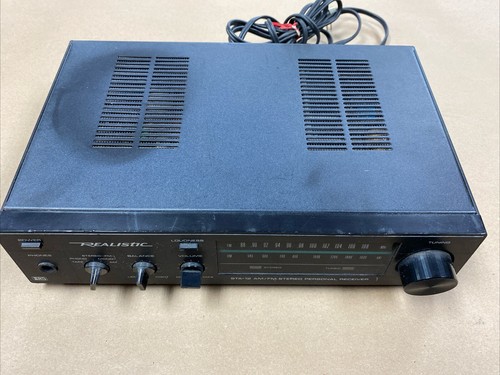 Realistic AM/FM Stereo Vintage Personal Receiver STA-12 31-1965 Tested ...