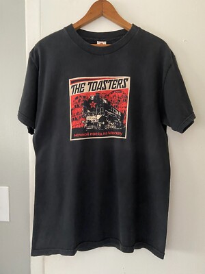 Vintage The Toasters Moscow Ska Band Men's T-Shirt Medium Black Punk ...