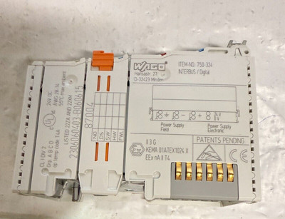 WAGO I/O MODULE 750-324 24Vdc PREOWNED | eBay