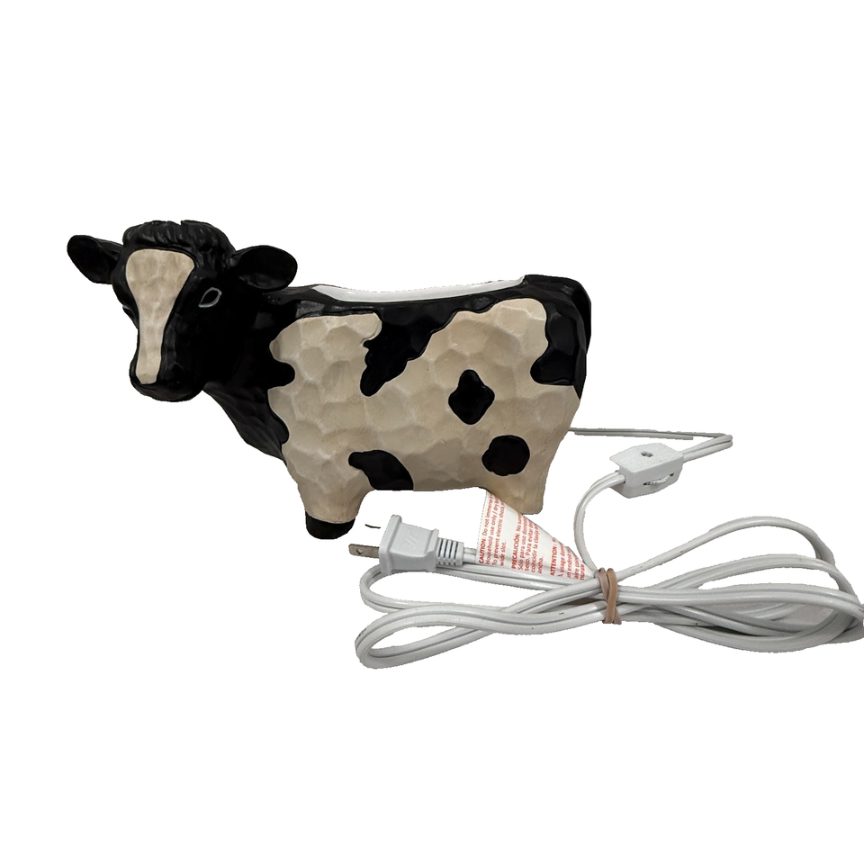 Scentsy Deja Moo Cow Rustic Farmhouse Wax Warmer Very Nice Demo Model ...