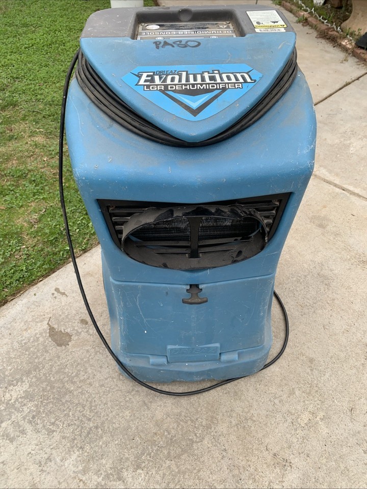 Dri-Eaz Evolution LGR Dehumidifier Turn On Needs Screen Cleaning ...