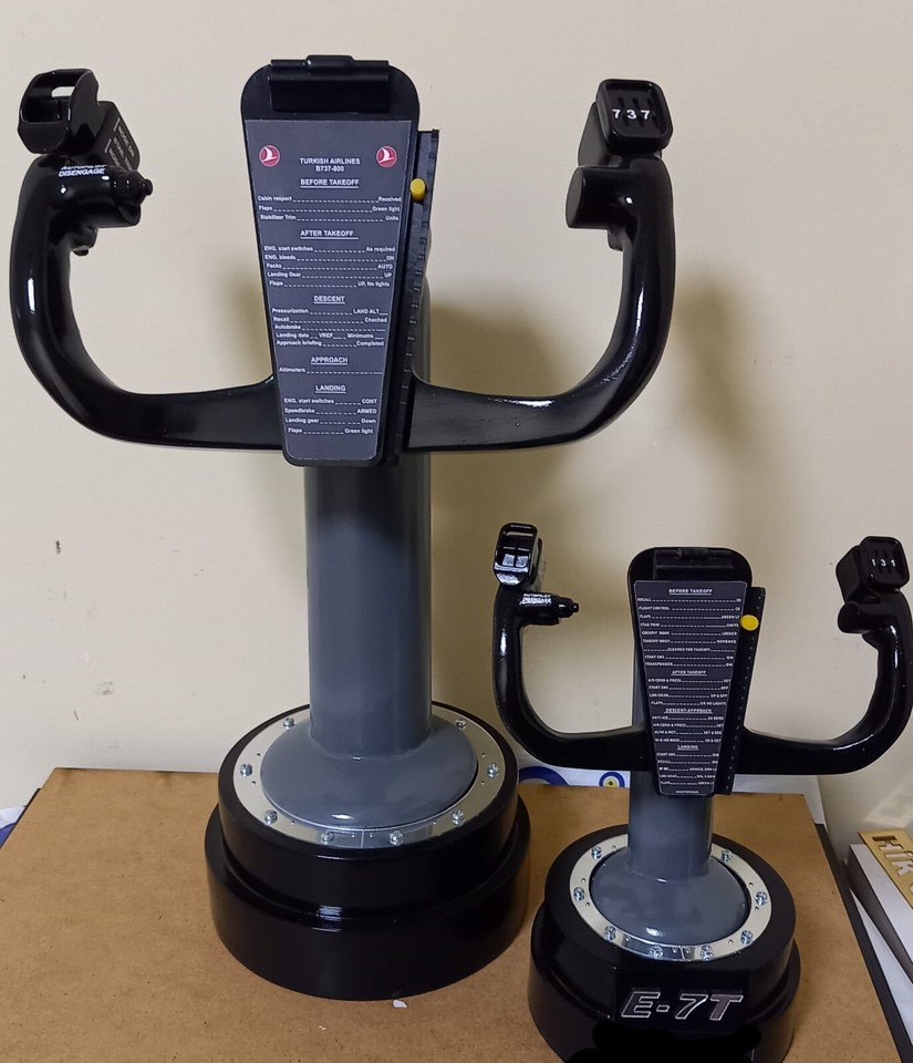 boeing 737 control yoke large, replica model aviation, souvenir, pilot ...