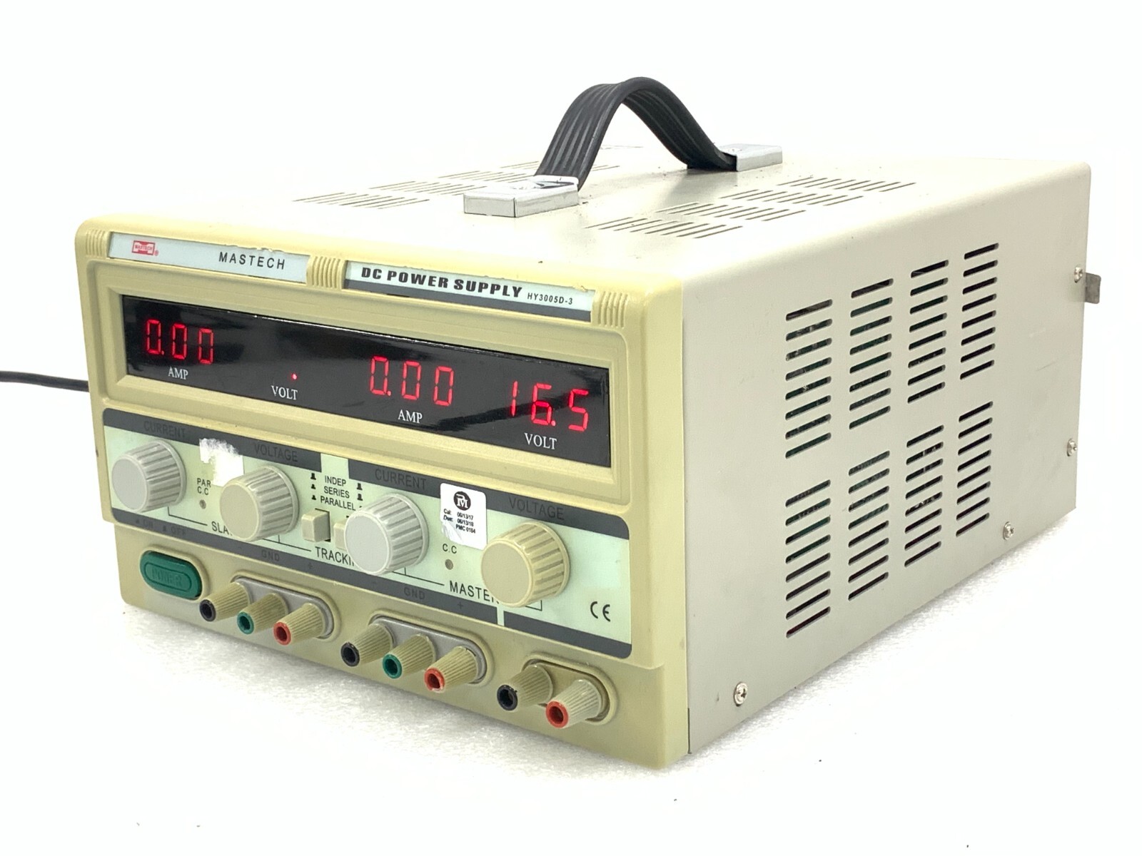 MASTECH HY3005D-3 DC ADJUSTABLE TRIPLE POWER SUPPLY 30 VOLTS 5 AMPS ...