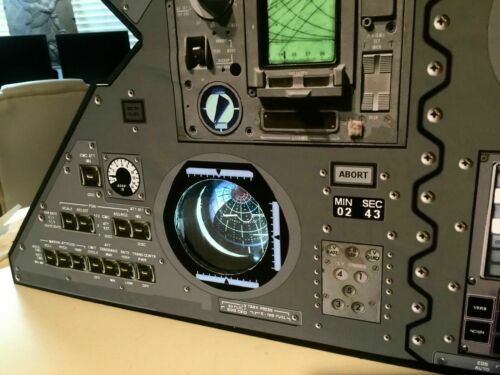 APOLLO 11 Star CM Cockpit panel Trek Guidance Computer Card model space ...