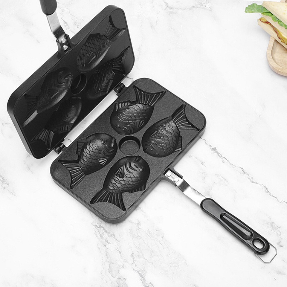 Fry Pan Waffle Molds Non-Stick Waffle Baking Mold Breakfast Machine ...