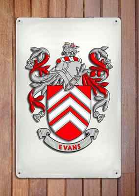 Coffey Coat of Arms A4 10x8 Metal Sign Aluminium Heraldry Heraldic ...
