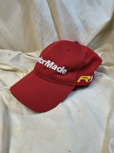 TaylorMade R7 Burner Golf Hat Strapback Cap Red White Embroidered | eBay