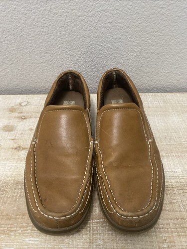 Margaritaville Mens Shoes Bonaire Leather Slip On Loafer Size 11 ...