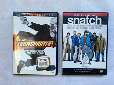 Snatch (DVD, 2001, 2-Disc Set, Special Edition) + The Transporter DVD ...