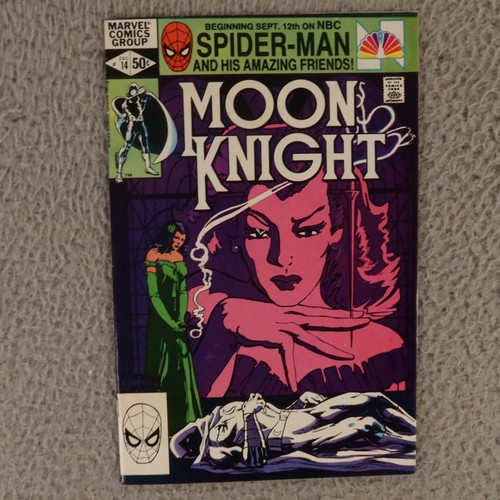 Moon Knight #14 1981 1st App of Stained Glass Scarlet Marvel | eBay